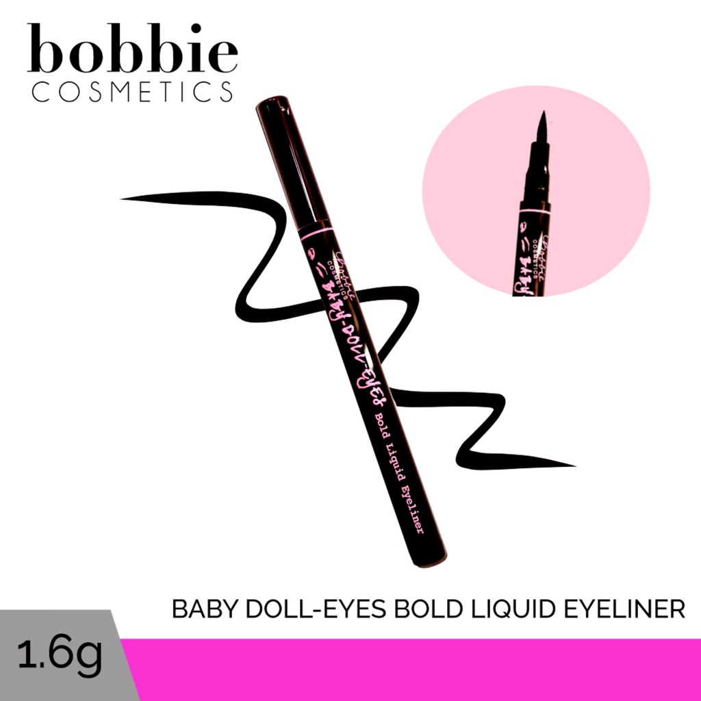 Bobbie Cosmetics Baby-Doll Eyes Liquid Eyeliner 1.6g | Shopee Philippines