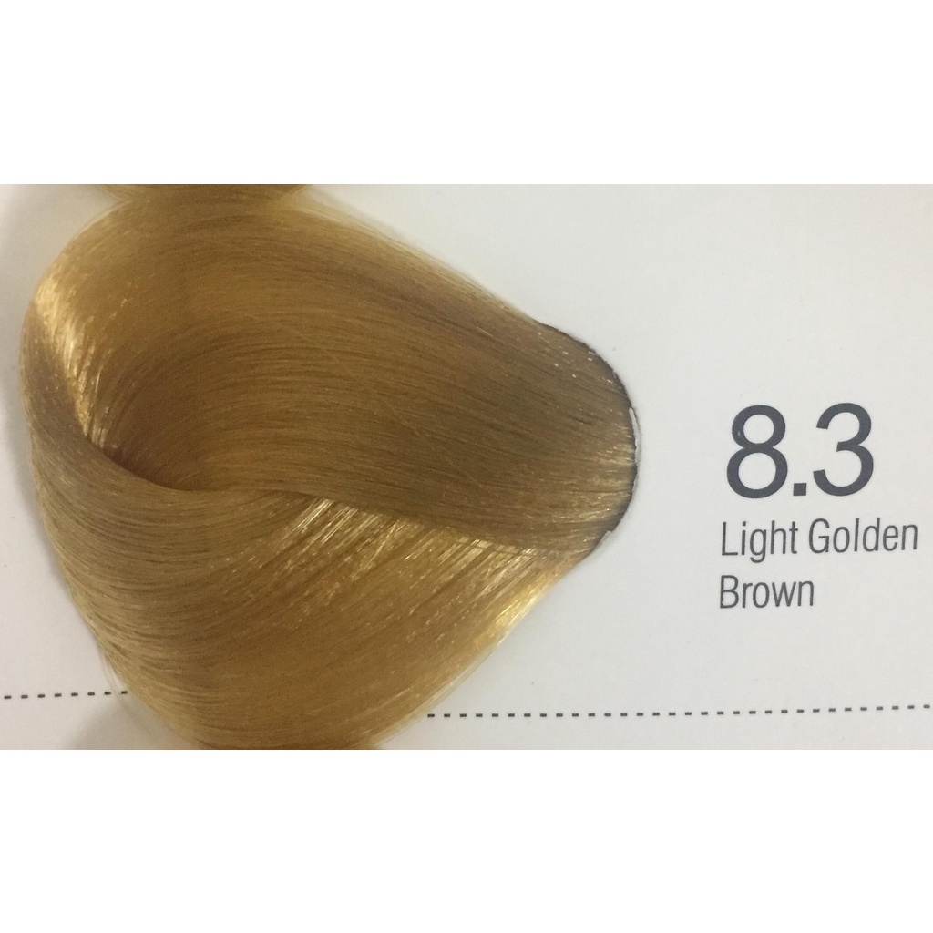 BREMOD HAIR COLOR LIGHT GOLDEN BROWN 8.3 | Shopee Philippines