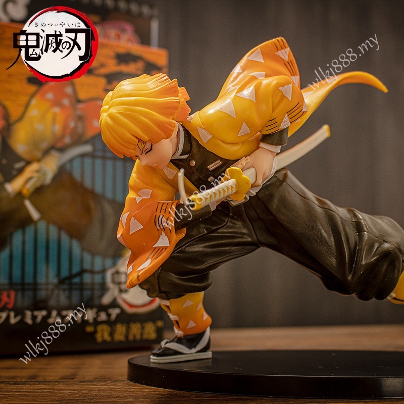 Action Figure De 15CM Demon Slayer Zenitsu Agatsuma Action Figure Toys ...