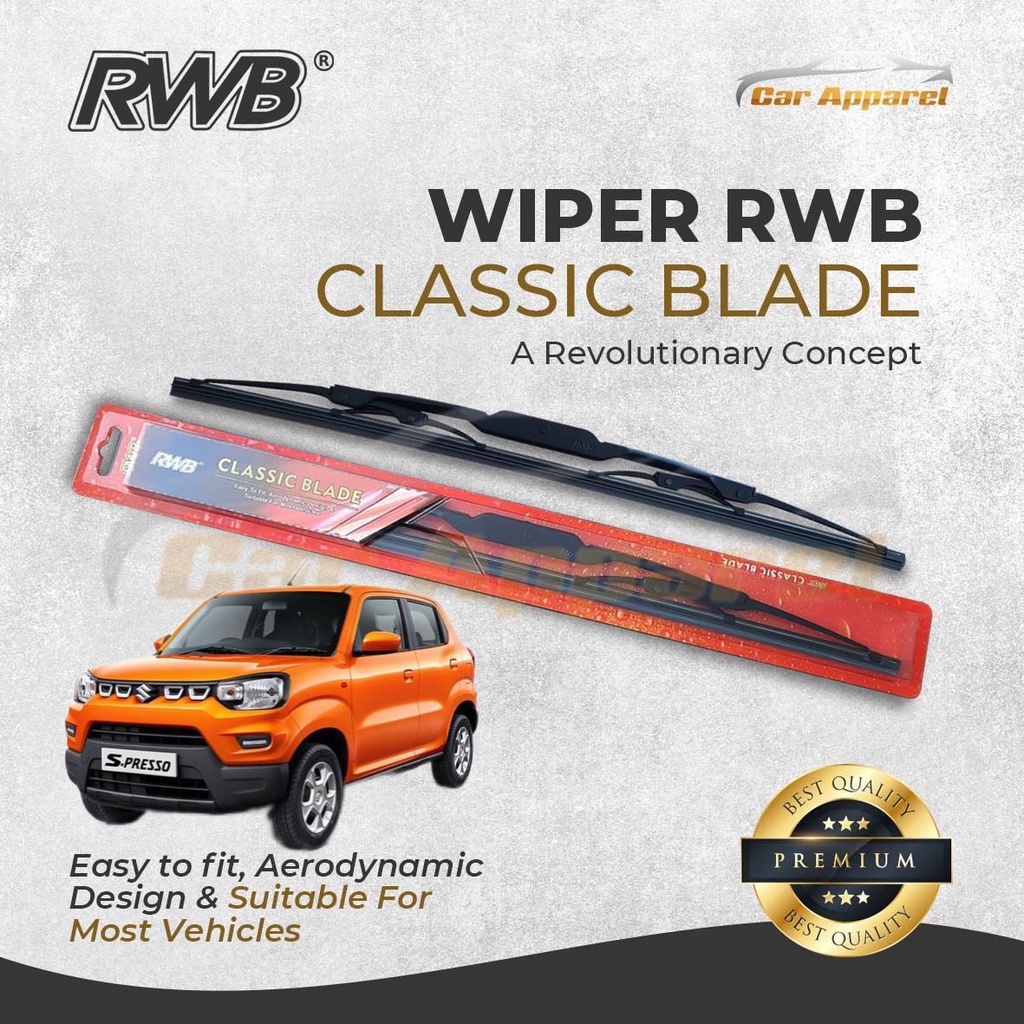 Rwb Classic Wiper Suzuki Spresso / Windshield Suzuki Spresso 2 Pcs ...
