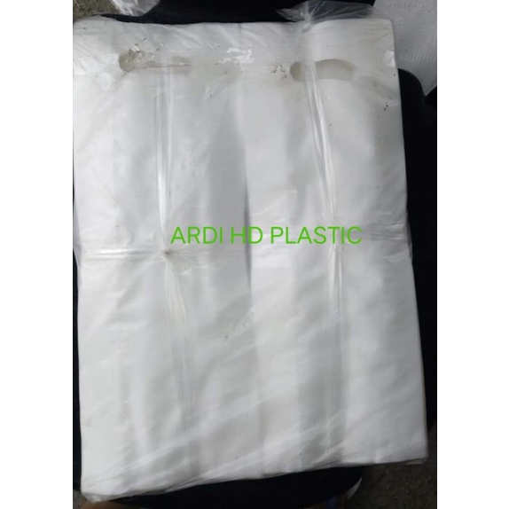 PLASTIC BAG "HD PLASTIC WITH HANDLE" 50pcs per pack | Shopee Philippines