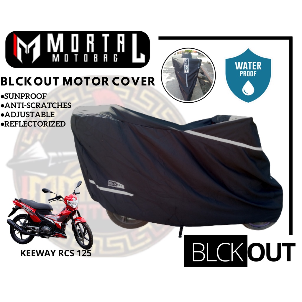 JZ BLCKOUT Motor Cover BLACK For KEEWAY RCS 125 | HEAVY DUTY ...