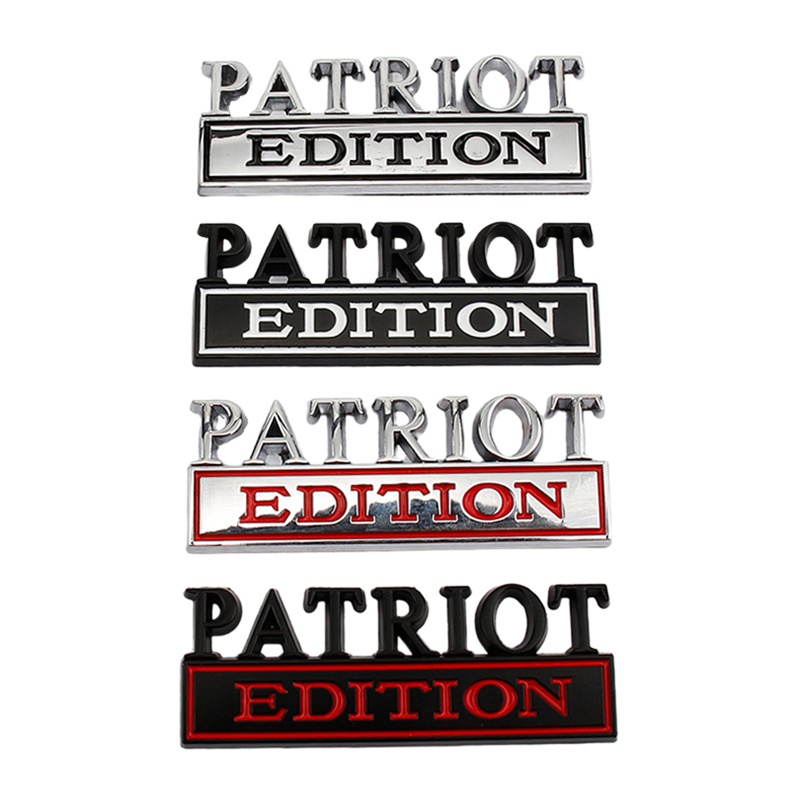 Free Shipping COD Car 3D Metal Chrome Sticker Emblem PATRIOT EDITION ...