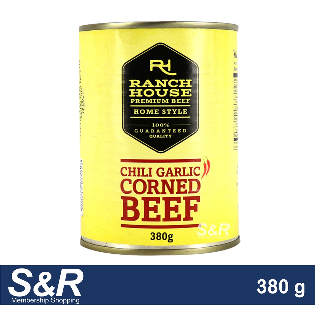 Ranch House Premium Beef Home Style Chili Garlic Corned Beef 380g ...