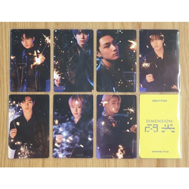 ENHYPEN - JP 2nd Single : DIMENSION SENKOU SPECIAL PHOTOCARD | Shopee ...