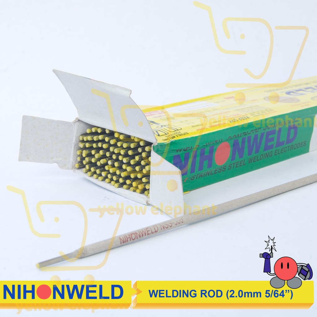 Original Nihonweld Nss 308 Stainless Steel Welding Electrode 5/64 (2.0mm) | Shopee Philippines