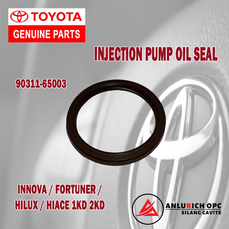 Genuine Injection Pump Oil Seal Toyota Innova/Fortuner/Hilux/Hiace 1KD ...