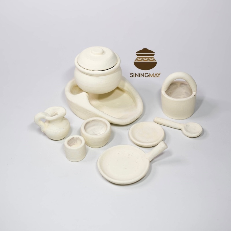 Mini Palayok Set Laruan Claypot Toy Palayok Pambata Playset | Shopee ...