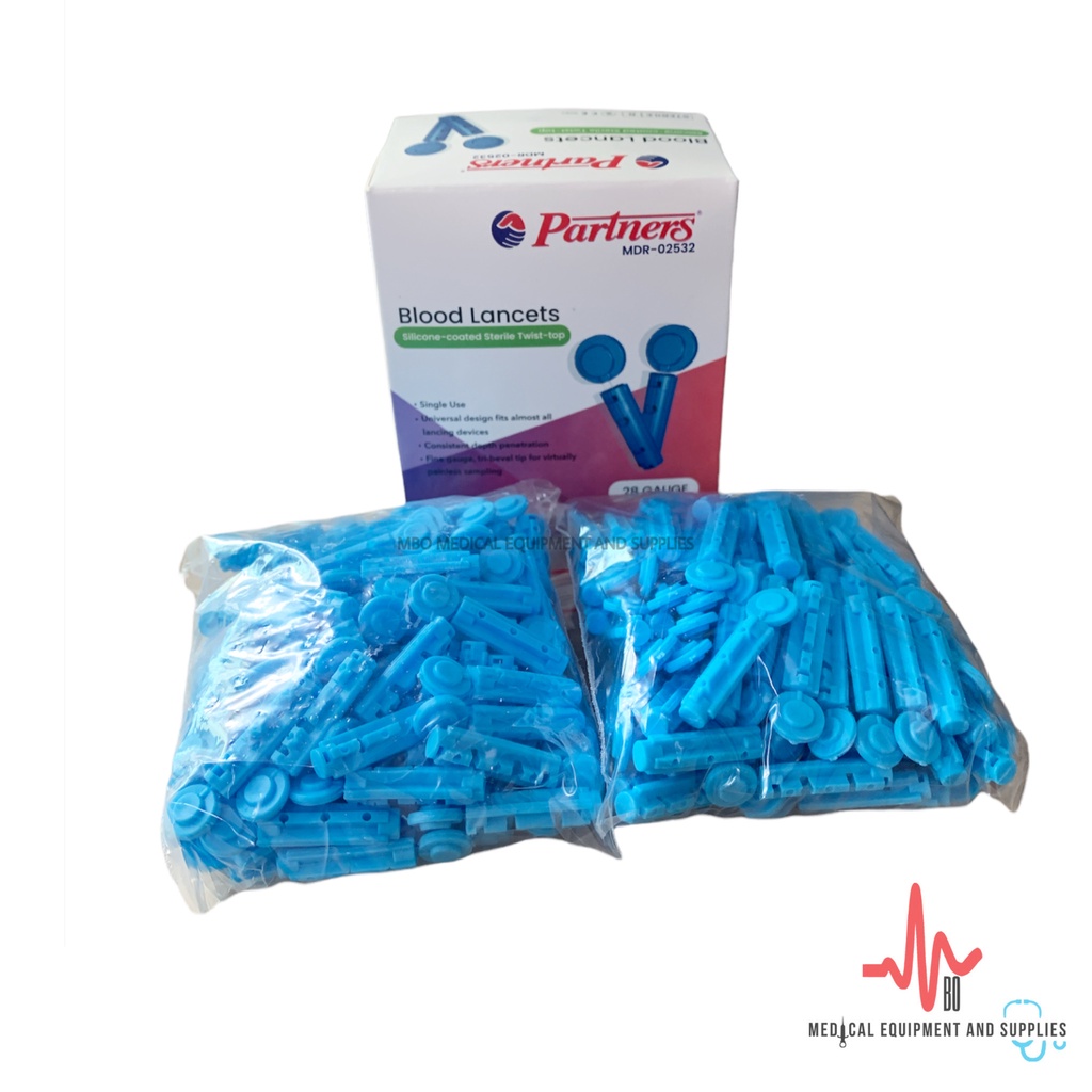 Partners Lancets G28 (200pcs/box) | Shopee Philippines