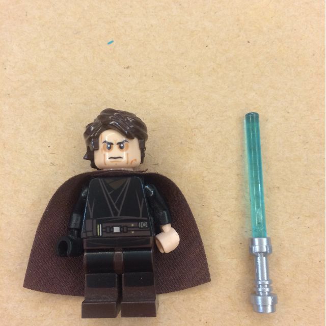 Lego Star Wars 9526 Anakin Skywalker Sith Face Minifigure w Lightsaber ...