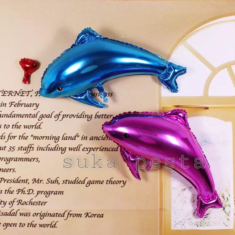 Mini DOLPHIN FOIL Balloons/DOLPHIN Balloons/MINI Fish Balloons/JUMBO ...