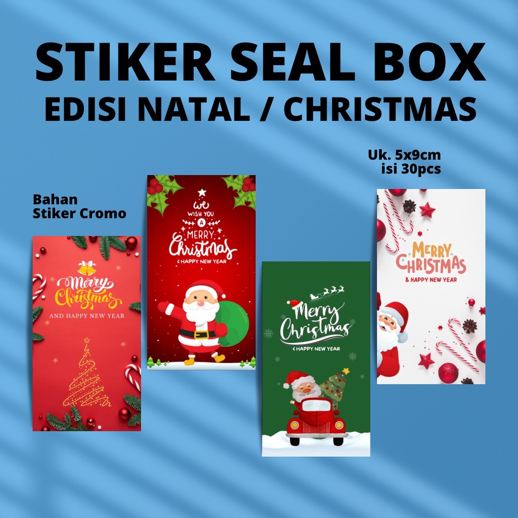 Christmas / CHRISTMAS EDITION 5x9cm | Sun PRINTING (SEGEL STICKER ...