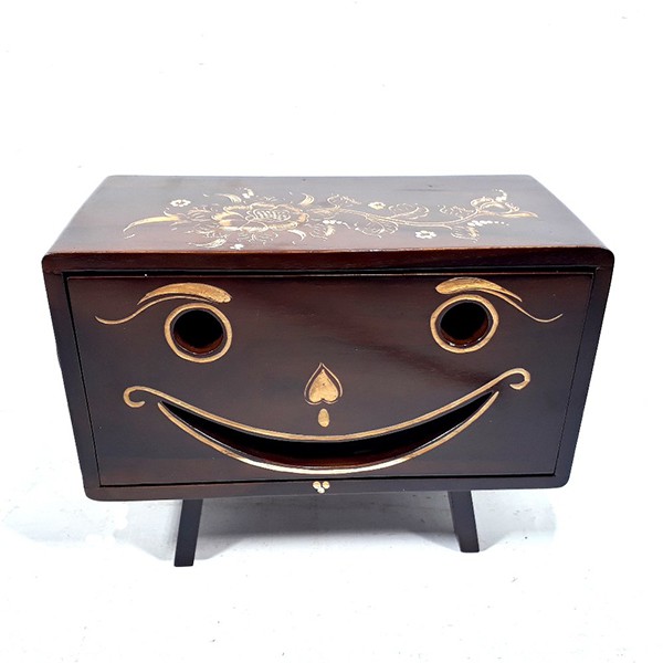 KAYU Unique Antique Spongebob Model Carved Teak Wood Decorative Tissue ...