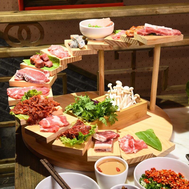 Net red sushi board multi-layer sushi board sushi frame Japanese and ...