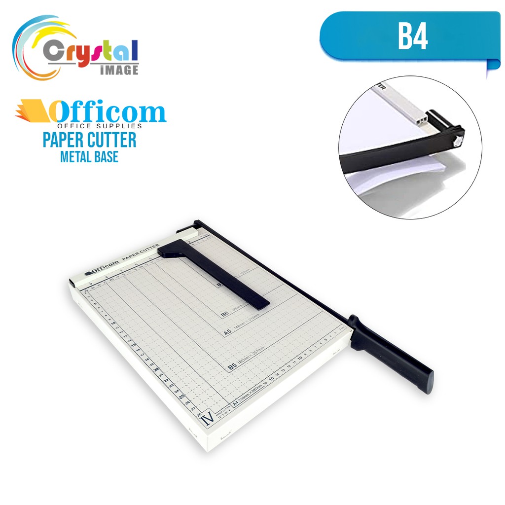 Officom Paper Cutter Metal A4 / A5 / A3 / B4 / B5 Heavy Duty Cutter ...