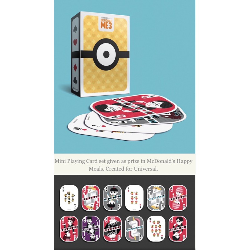 Mcdonalds Minion Poker Card Despicable Me 3 USA | Shopee Philippines