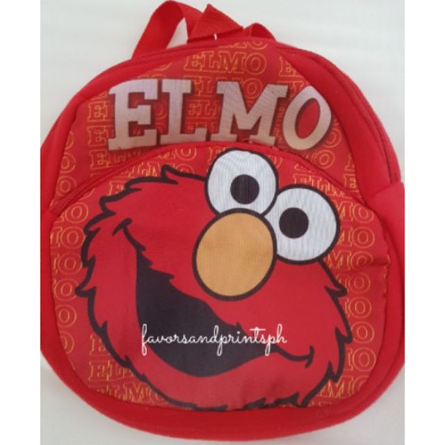 ELMO BACKPACK / BAG (FABRIC, SMALL) | Shopee Philippines