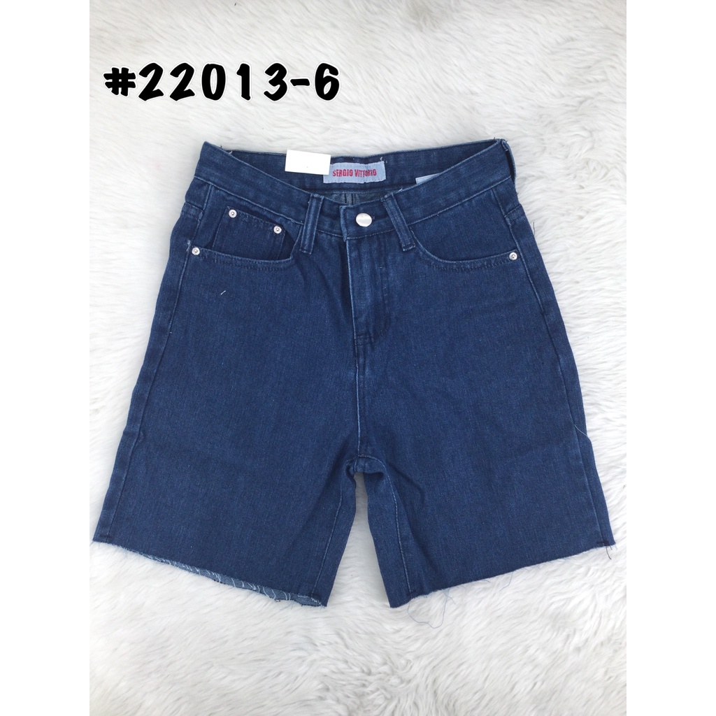 High waist Denim Bermuda Short Tokong Short Size:S-3XL220 | Shopee ...
