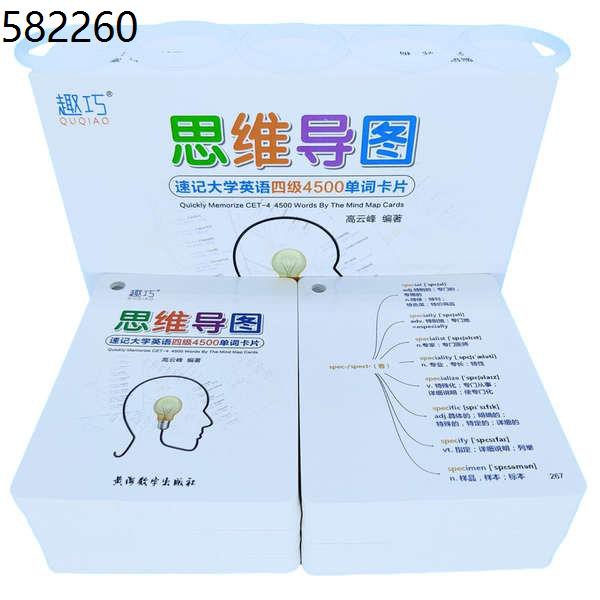 College English four-level word card portable etyma and affix mind map ...