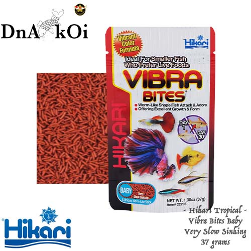 Hikari Vibra Bites BABY 37 grams VERY SLOW SiNKiNG (expiry: 08/2024 ...