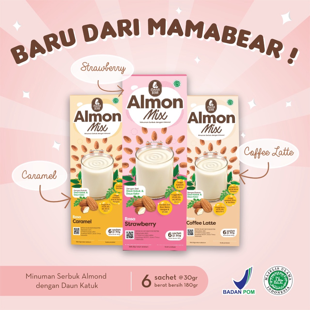 Mamabear Almon Mix Chocolate Flavor Nutrition for breastfeeding mothers ...