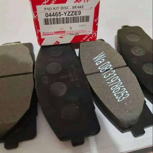Original Toyota Hiace Commuter 04465-YZZ7E9 Front Brake Pads | Shopee Philippines