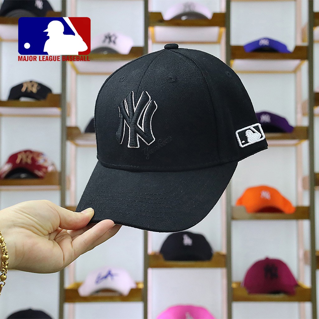 New Embroidery NY MLB Side Logo Baseball Caps (9203） | Shopee Philippines