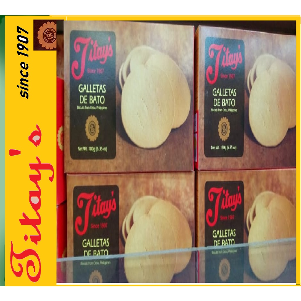 Pasalubong-Cebu Delicacies: Titays Galletas de Bato 180g | Shopee ...