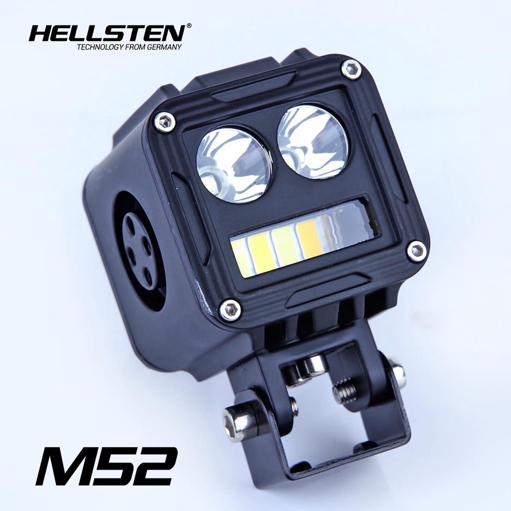 HELLSTEN M52 MODEL MOTORCYCLE AUXILIARY LED LIGHTS | Shopee Philippines