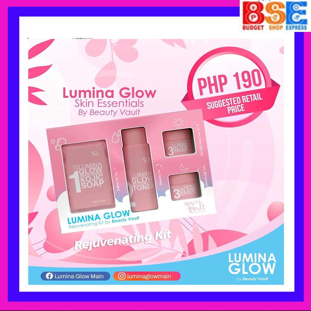 Lumina Glow Rejuvenating Set by Beauty Vault | Shopee Philippines