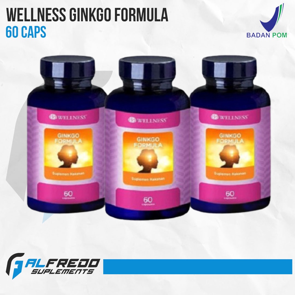 Wellness Ginkgo Formula 60 Capsules Vitamin Brain Capsules | Shopee ...