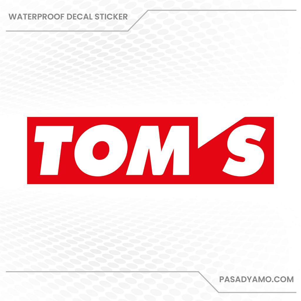 Tom's Racing Logo Decal Sticker for Cars Motorcycles Laptops ...