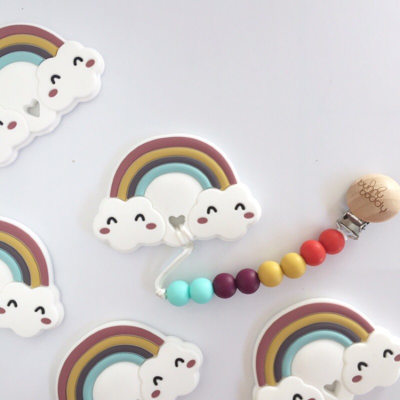 Bunny Buddy | Rainbow with Clouds Teether | Shopee Philippines