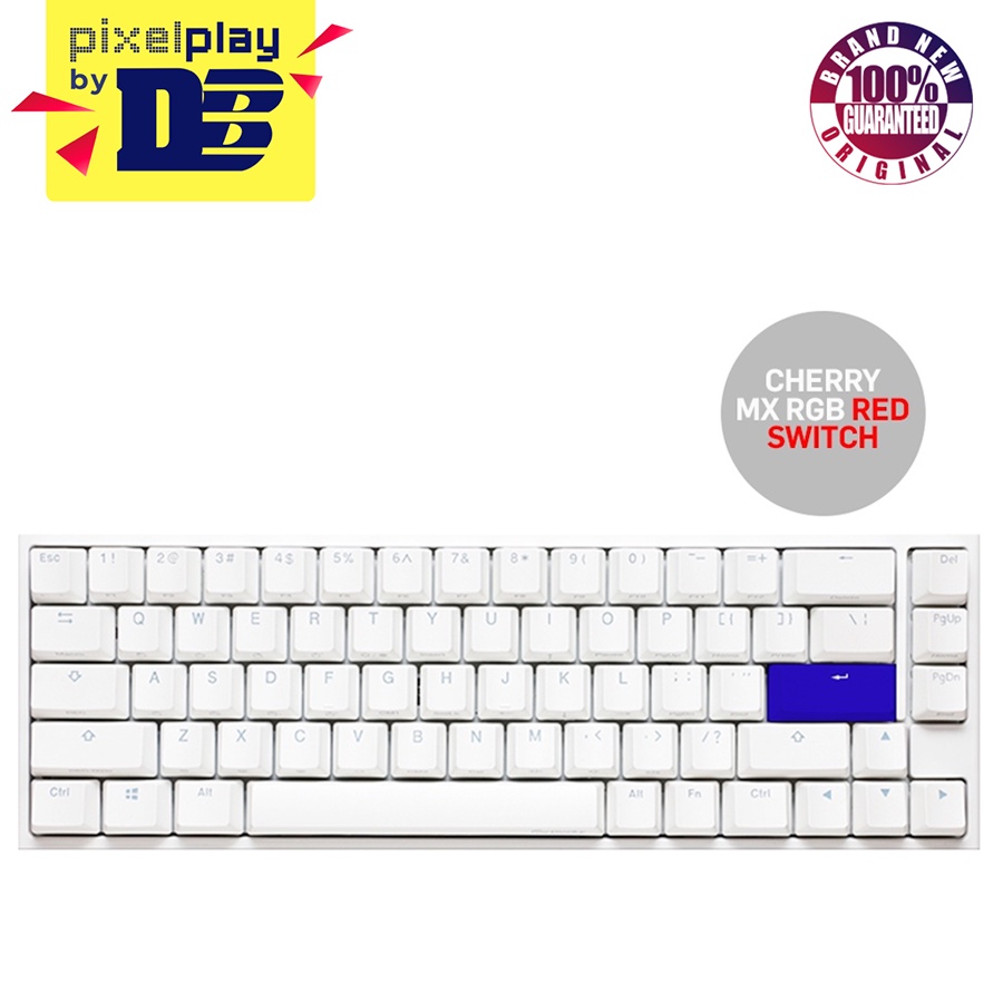 Ducky One 2 Sf White Case Rgb Led Pbt Double Shot Mechanical Keyboard ...