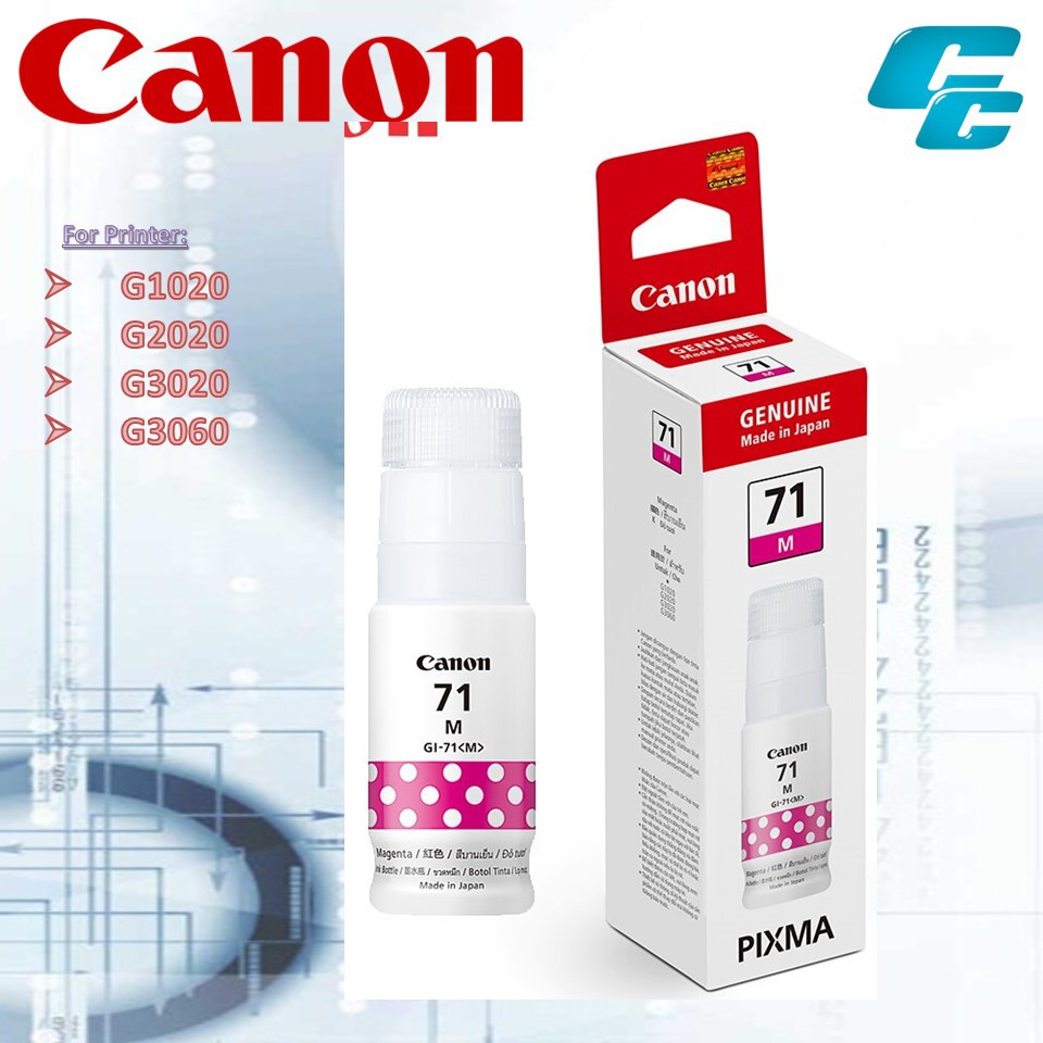 CANON GI-71 GI71 INK *** G1020 G2020 G3020 G3060 *** | Shopee Philippines