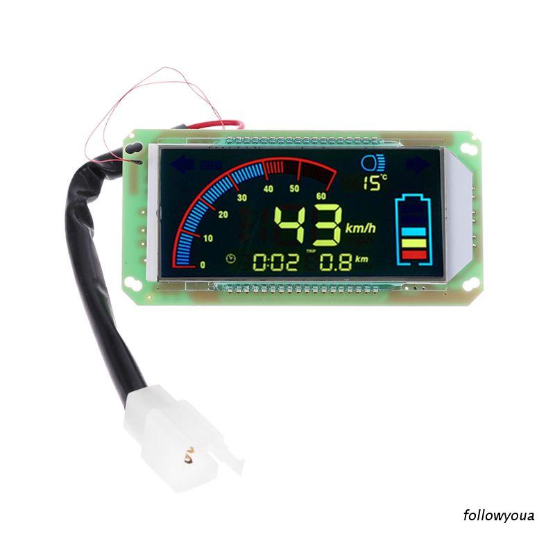 folღ Voltmeter Speedometer for Electric Scooter Bike Motorcycle Bicycle ...