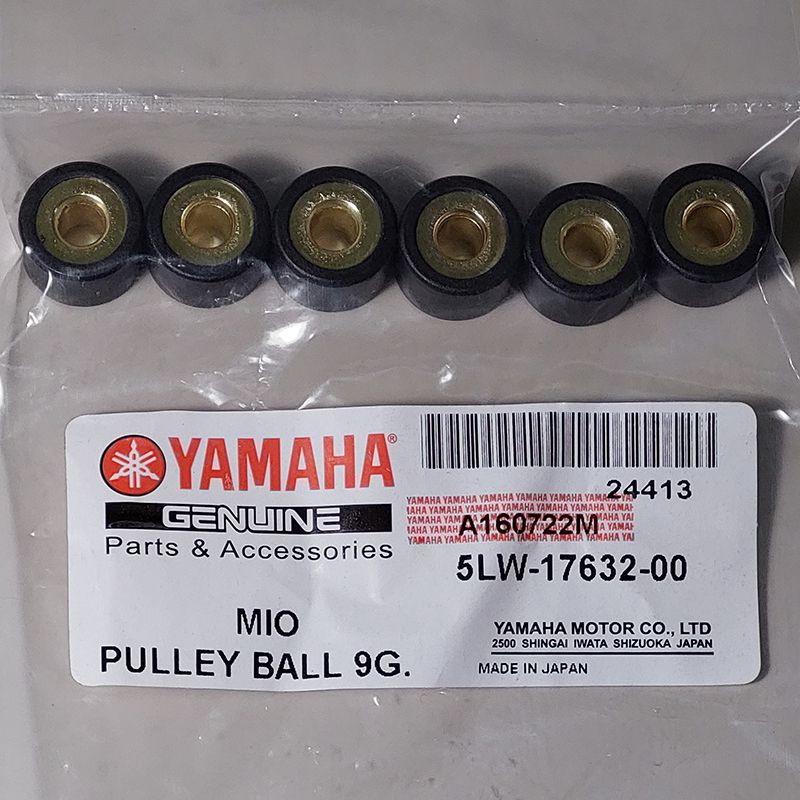 Yamaha MIO Sporty Pulley Ball (9G) Roller Set 5LW-17632-00 Genuine Part ...