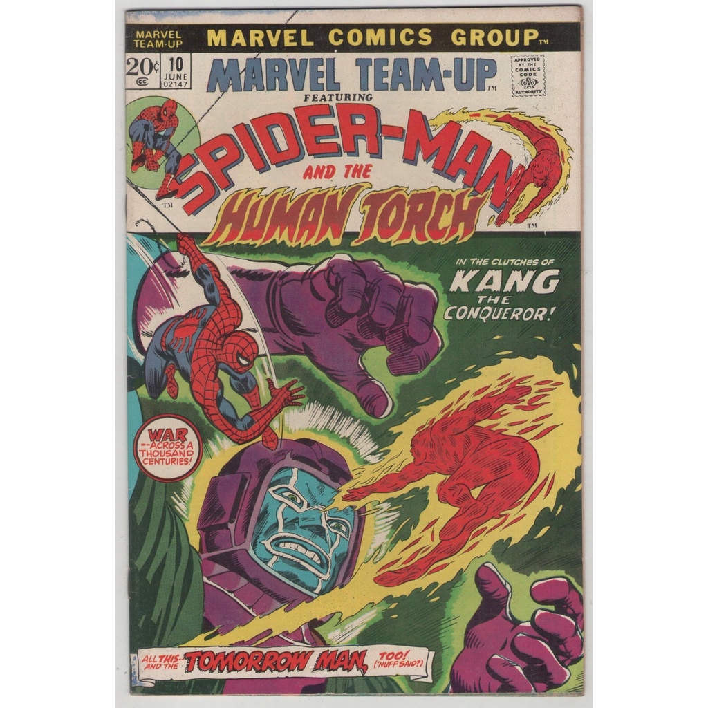 Marvel Team-Up 10 16 17 22 (1973-74) Spider-Man, Captain Marvel, Mr ...