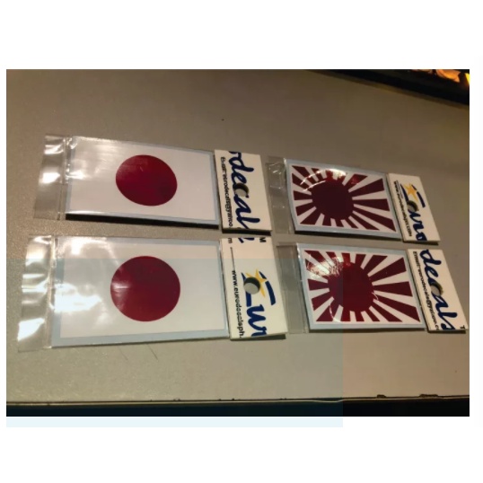 RISING SUN FLAG STICKER SET | Shopee Philippines
