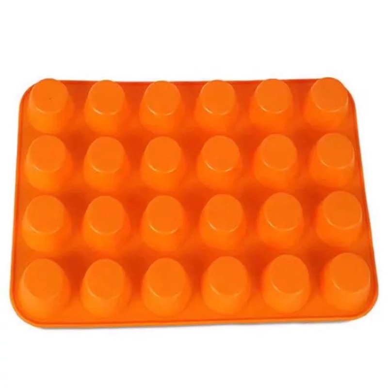 24 Cavity muffin Cupcake silicon molder | Shopee Philippines