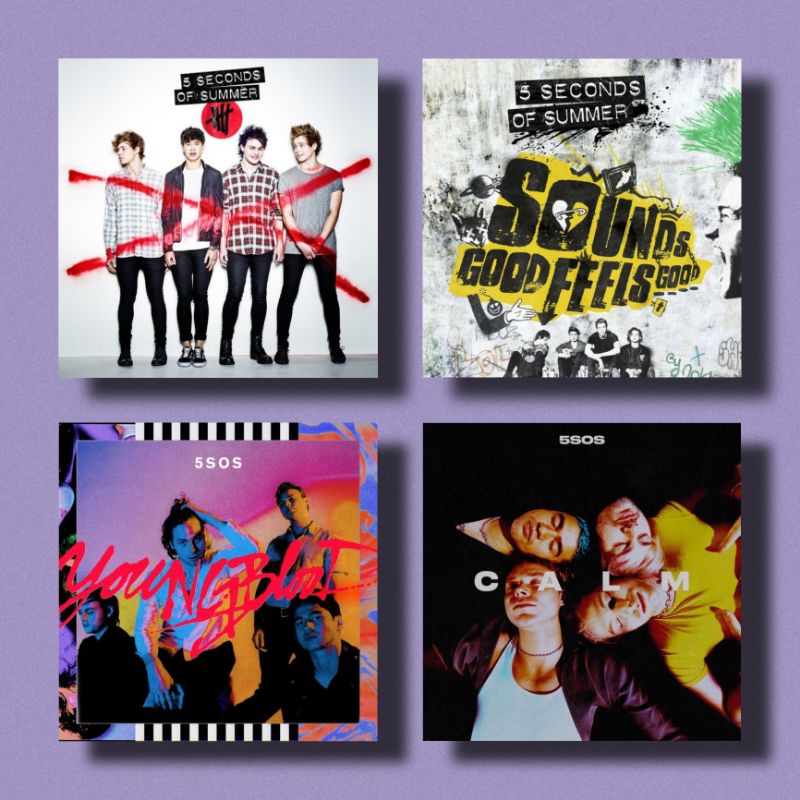 5SOS Inspired Vinyl (Album Cover on Sintra Board) Photo Tile Wall Decor ...