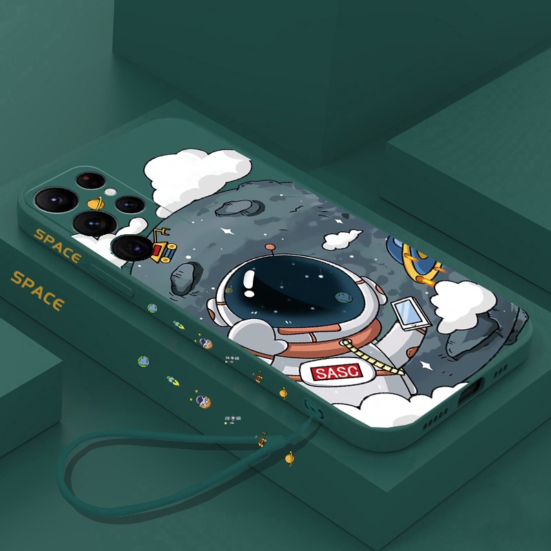 Astronaut Nasa Casing For Samsung Galaxy S20 FE S20 Plus S21 S21 Plus S22 Ultra S22 Plus S20 ...