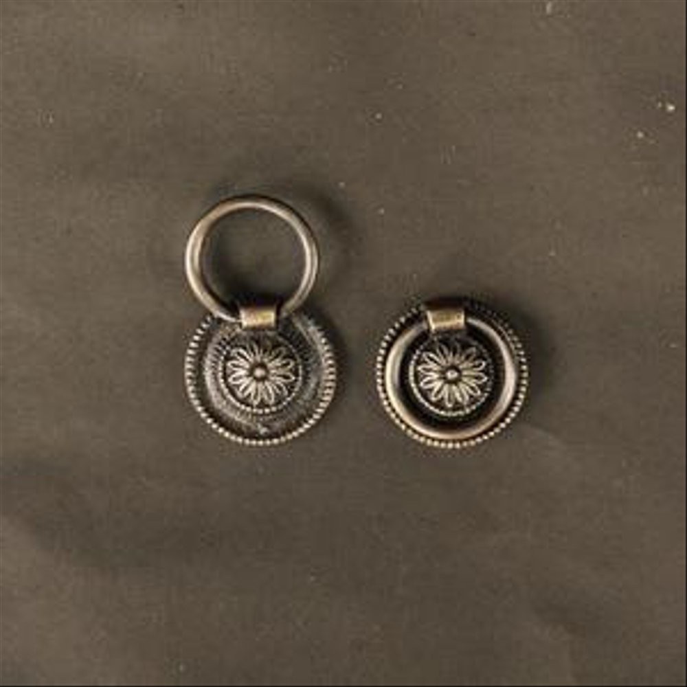 3.5cm Antique Brass Cupboard Drawer Pulls - Small merry drawer pulls ...