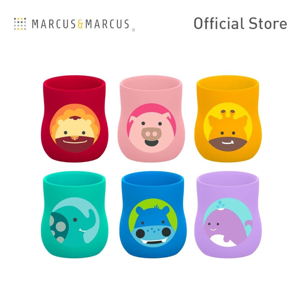 Marcus & Marcus Silicone Baby Training Cup (4oz) | Shopee Philippines