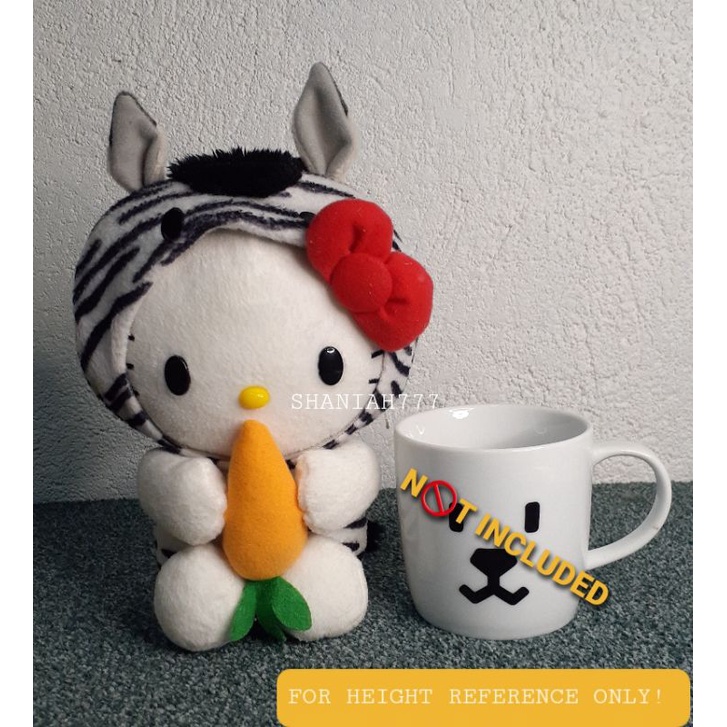 SANRIO RARE Hello Kitty 2013 x Yakult Zebra Plush Doll 23cm -USED ...