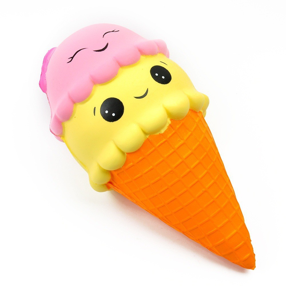 Squishy Double Smiley Ice Cream Kawaii Squishy toy | Shopee Philippines