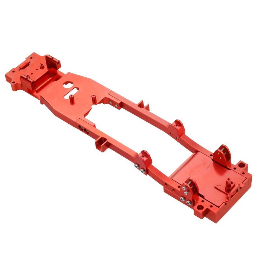 CNC Metal Body Chassis Frame Beam for WPL D12 1/10 RC Drift Car DIY ...