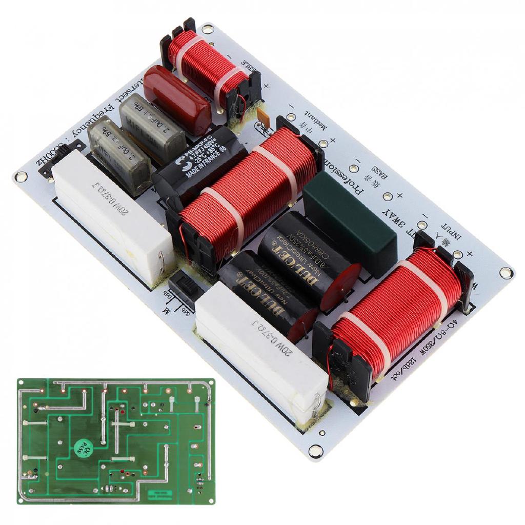350W Treble Alto Bass Frequency Divider Board 3 Way Speaker Unit HiFi ...