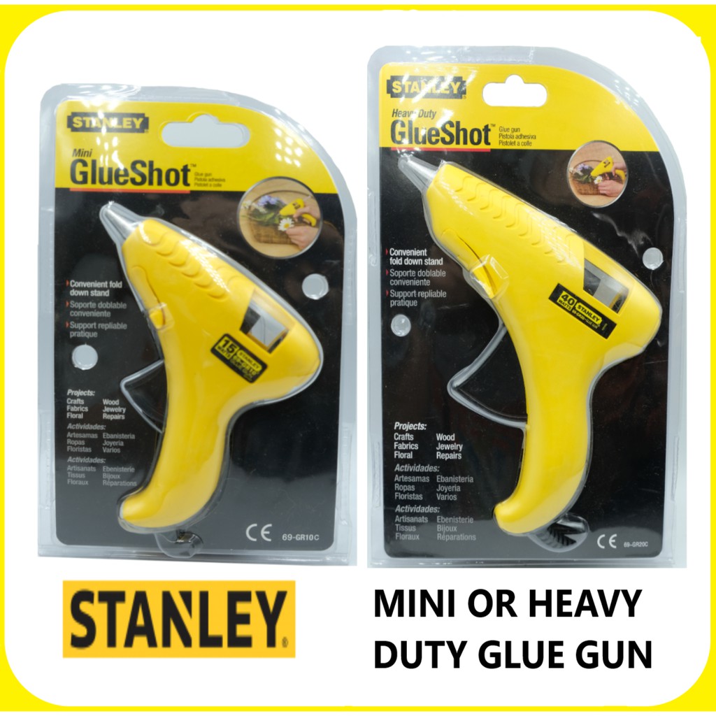 Stanley Mini-Glue Gun 69-GR10C or Heavy Duty 69-GR20C | Shopee Philippines