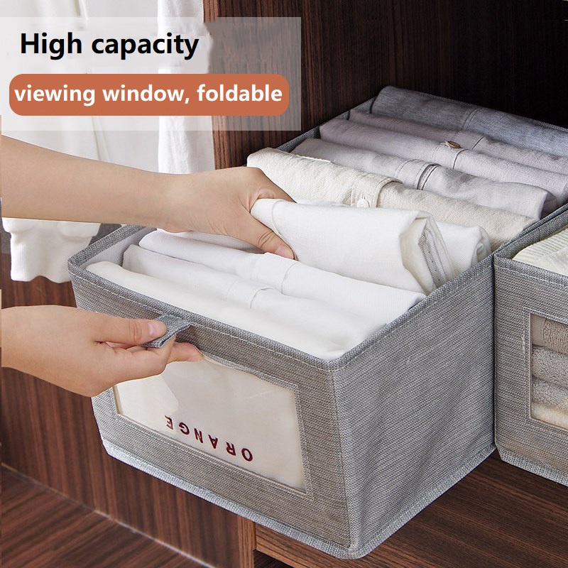 Collapsible Without Cover Storage Box Wardrobe Clothes Sorting Sort Out ...